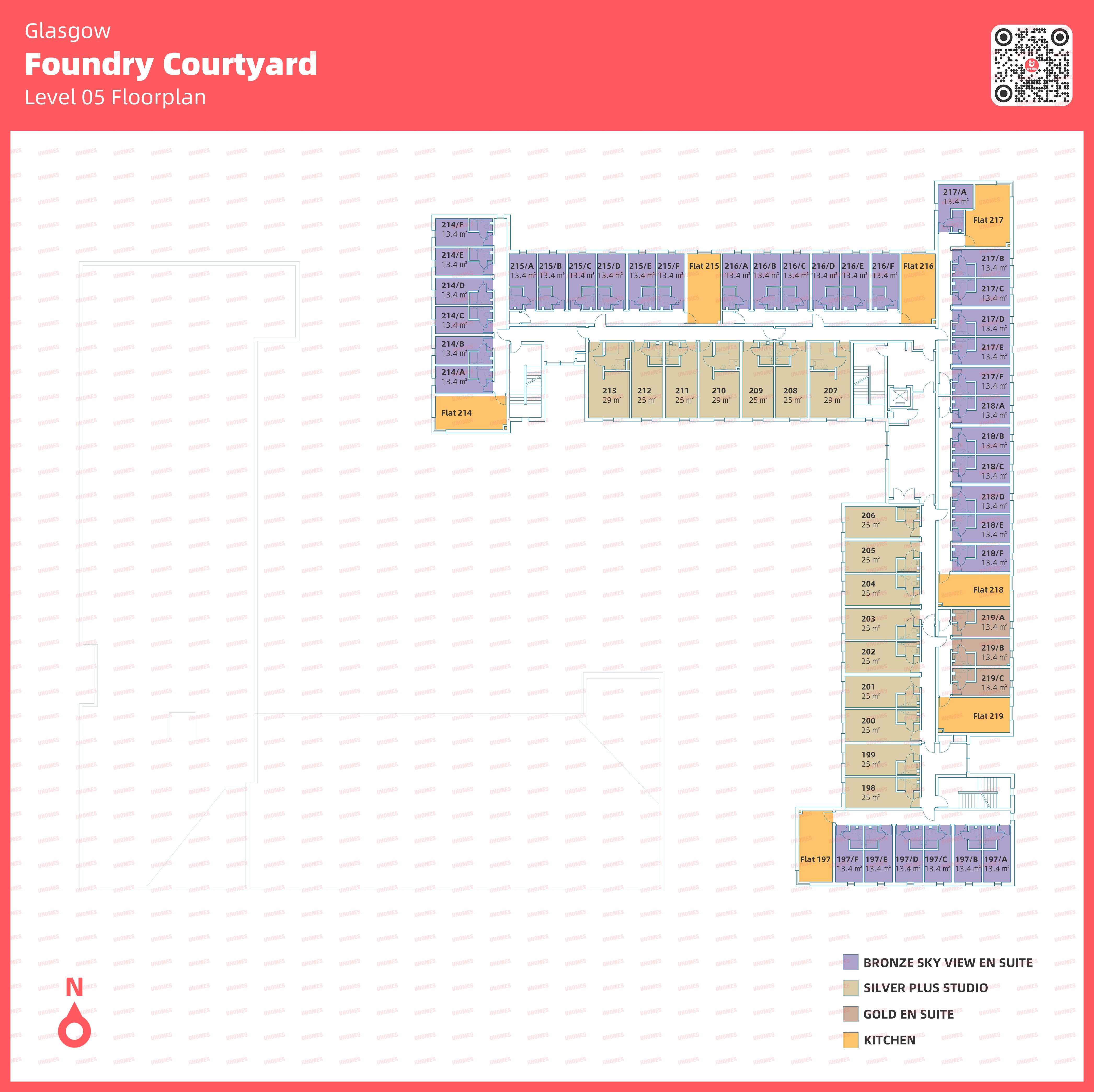 Foundry Courtyard - Glasgow Student Accommodation | uhomes
