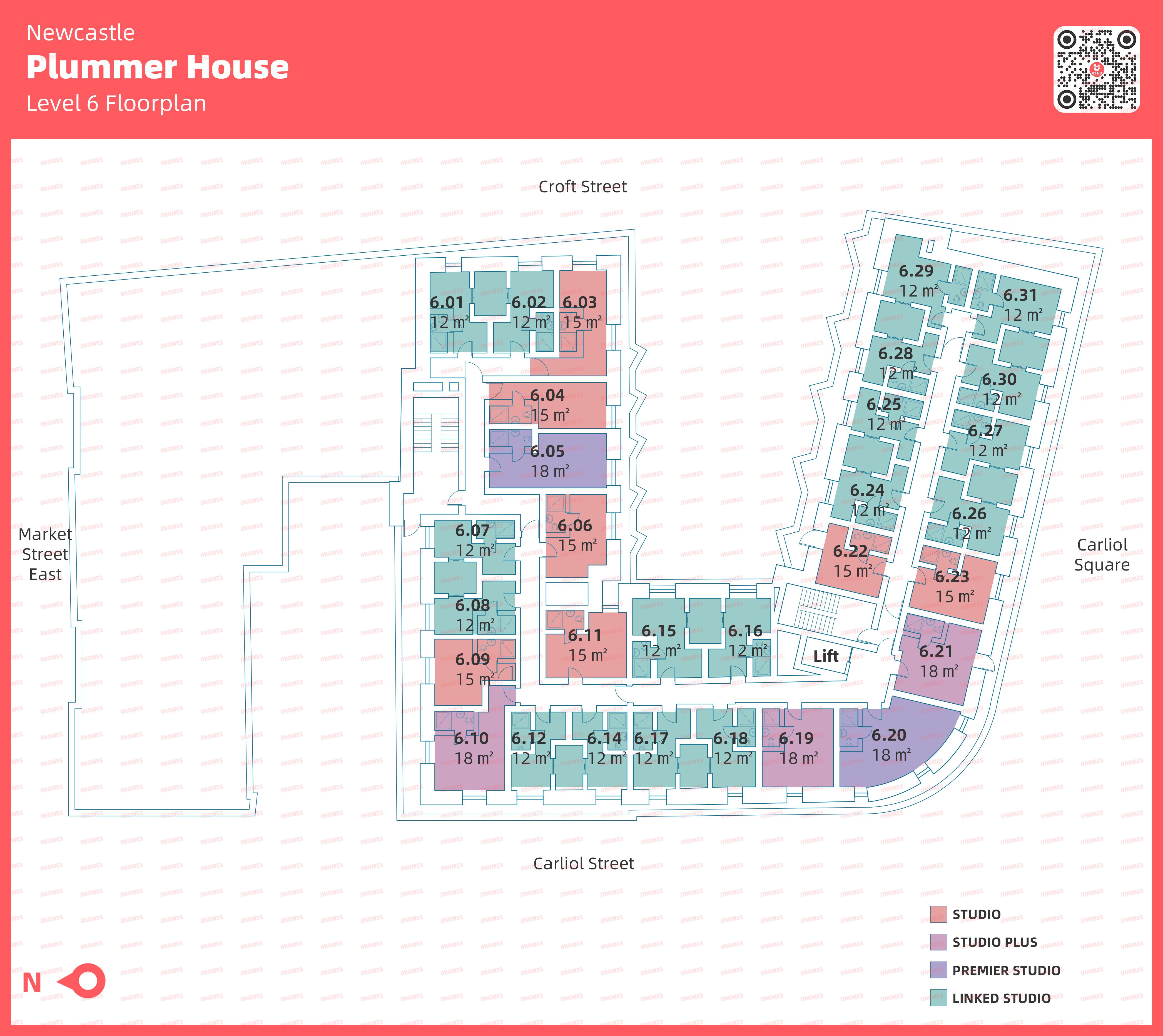 Plummer House - Newcastle Student Accommodation | uhomes