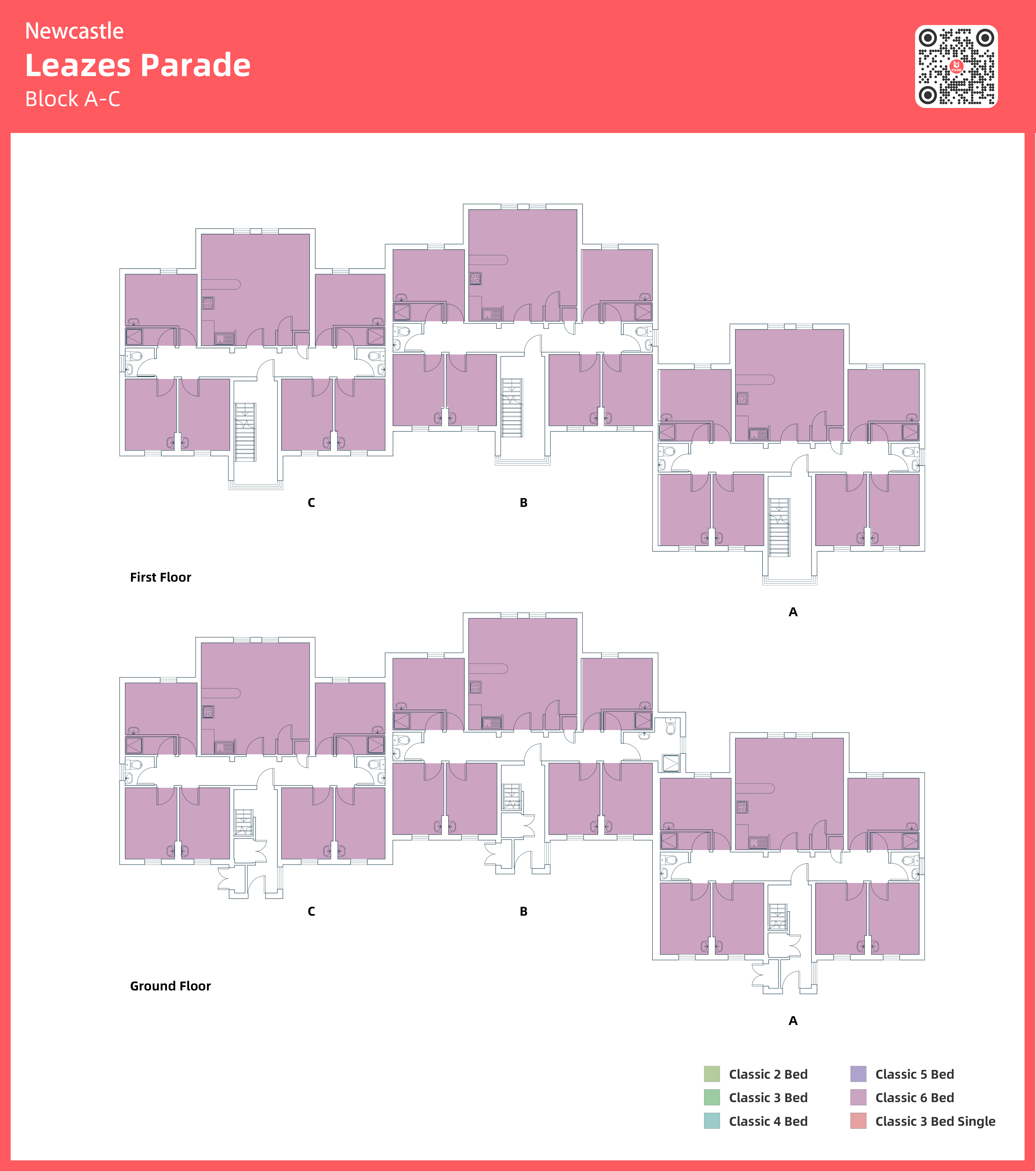 Leazes Parade - Newcastle Student Accommodation | uhomes